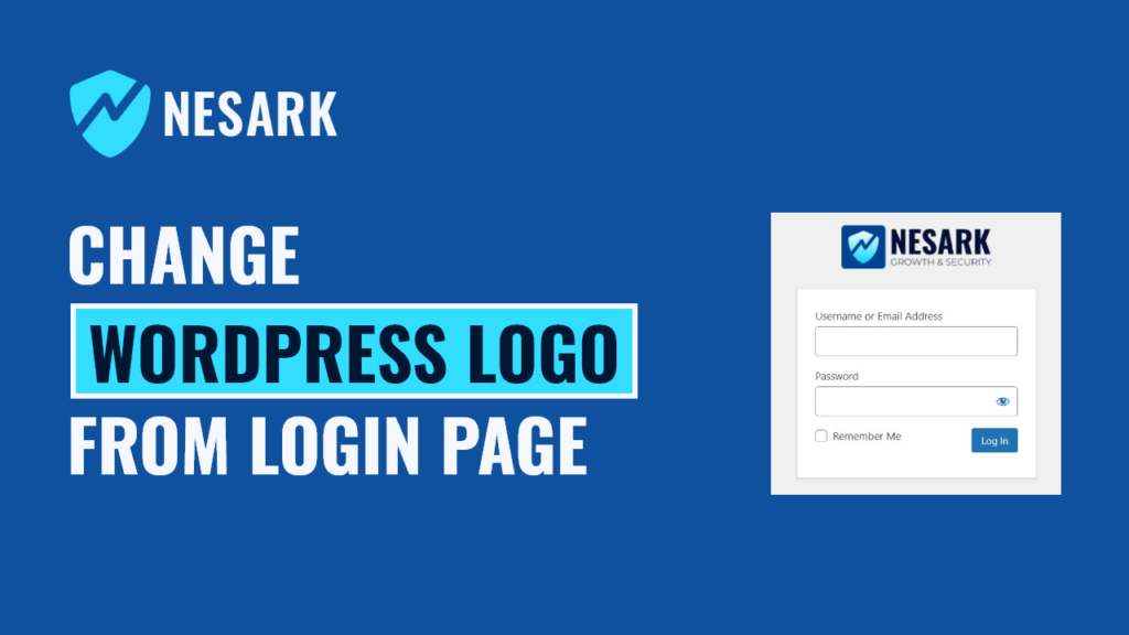 How to change the WordPress login page logo - Nesark | Tutorials